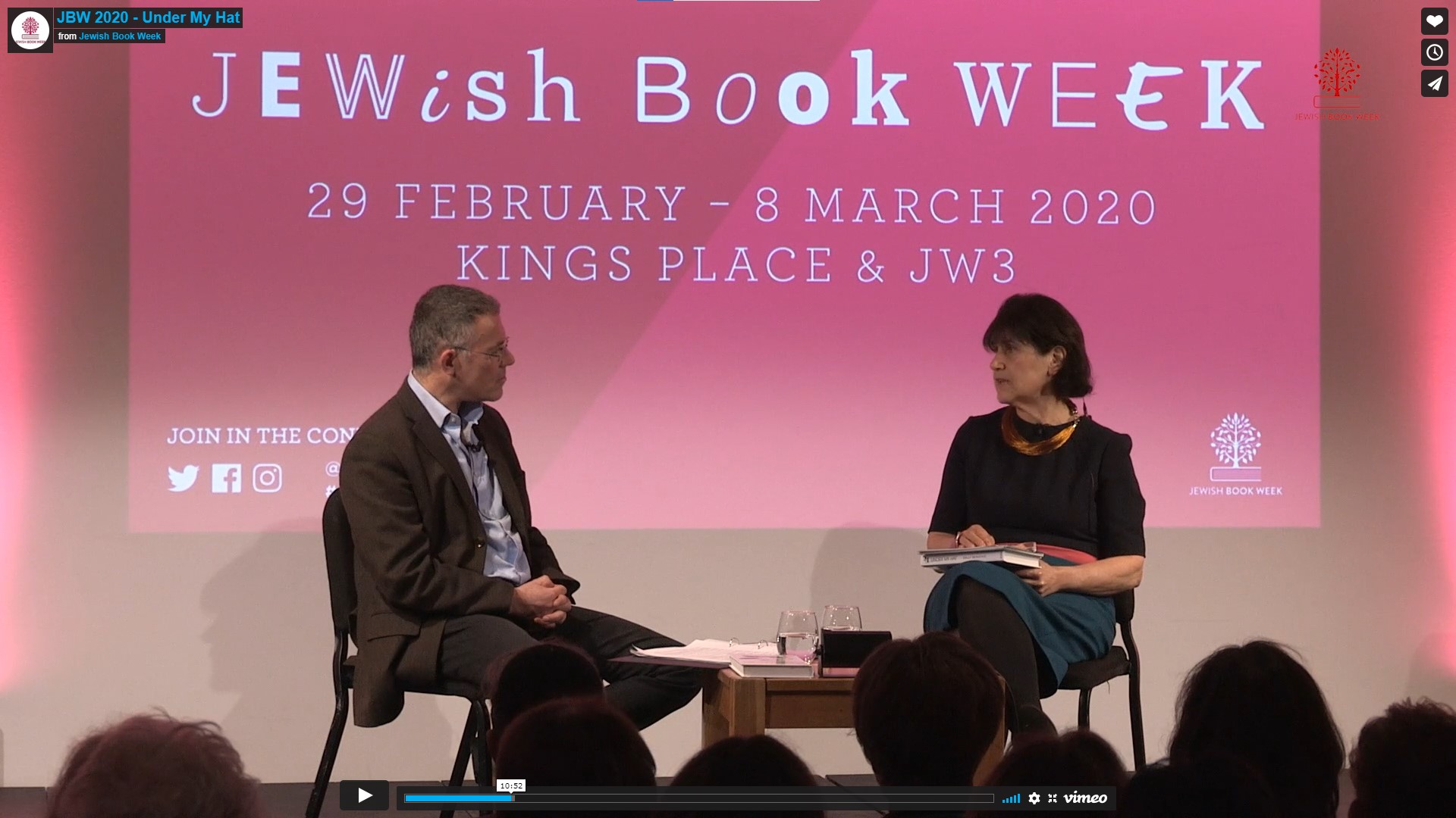 Jewish Book Week, London, 2020 – Sally Berkovic